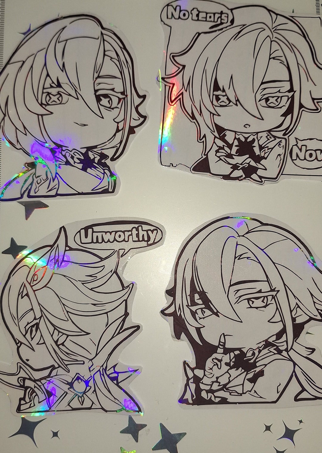 Genshin Impact Arlecchino Window Decal , Sticker , Laptop, Car Sticker ...