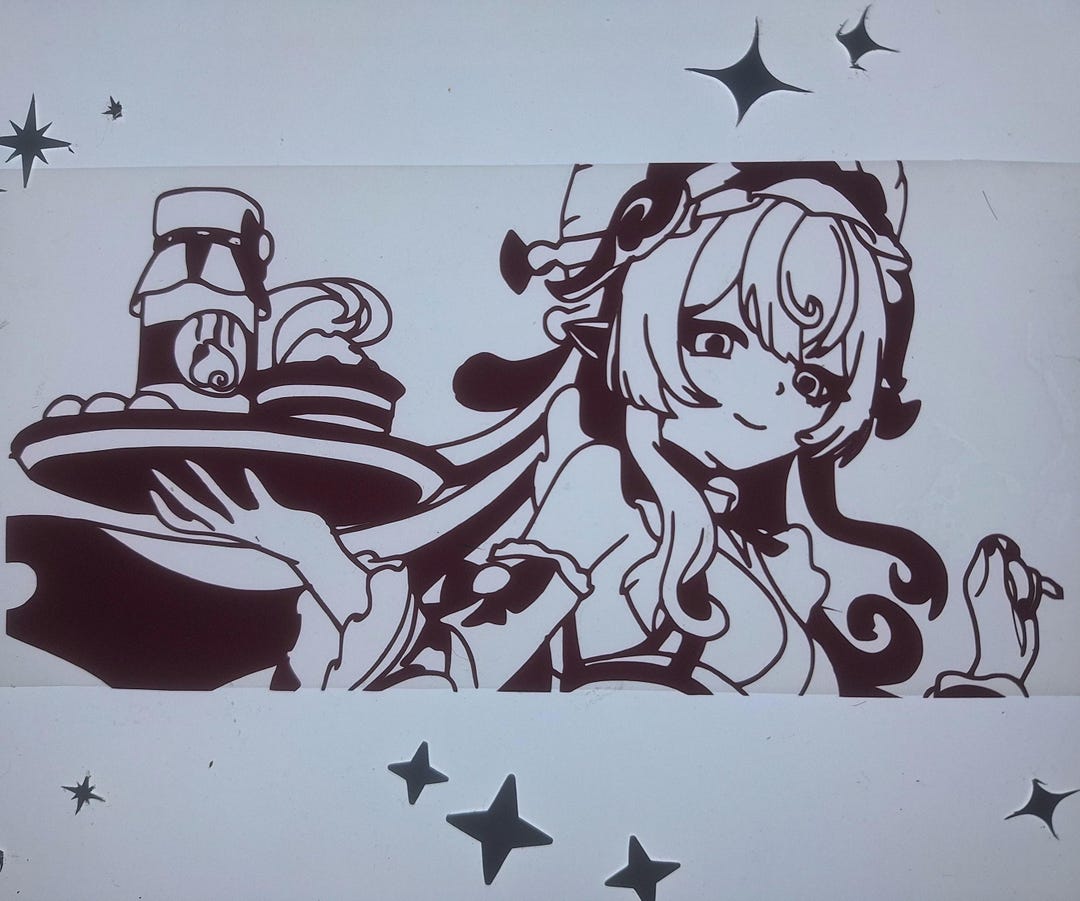 Genshin Impact Yumemizuki Mizuki Window Decal , Sticker , Laptop ,car ...