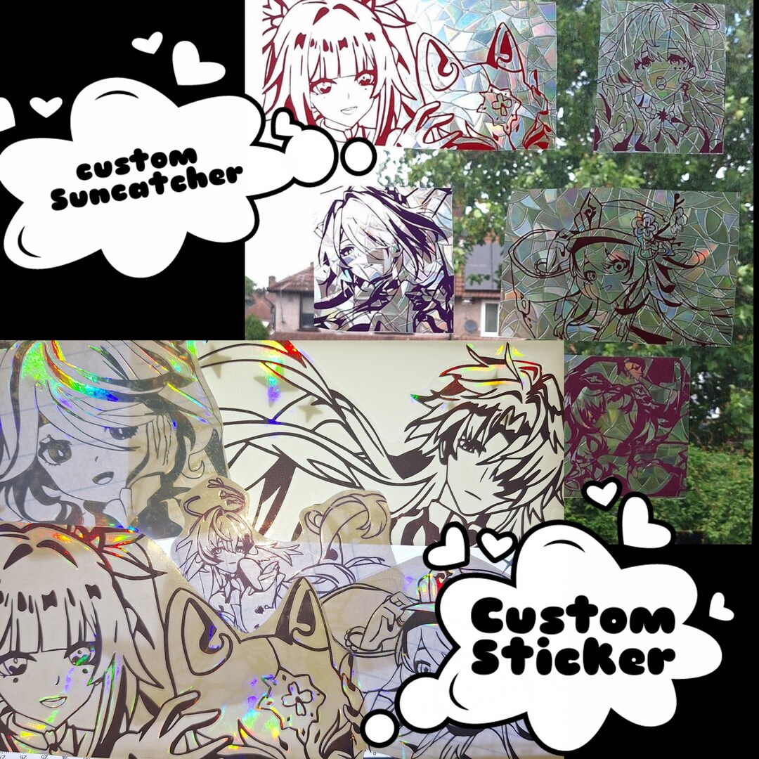 Custom Character Window Decal / Sticker / Laptop / Car Sticker / Decal ...