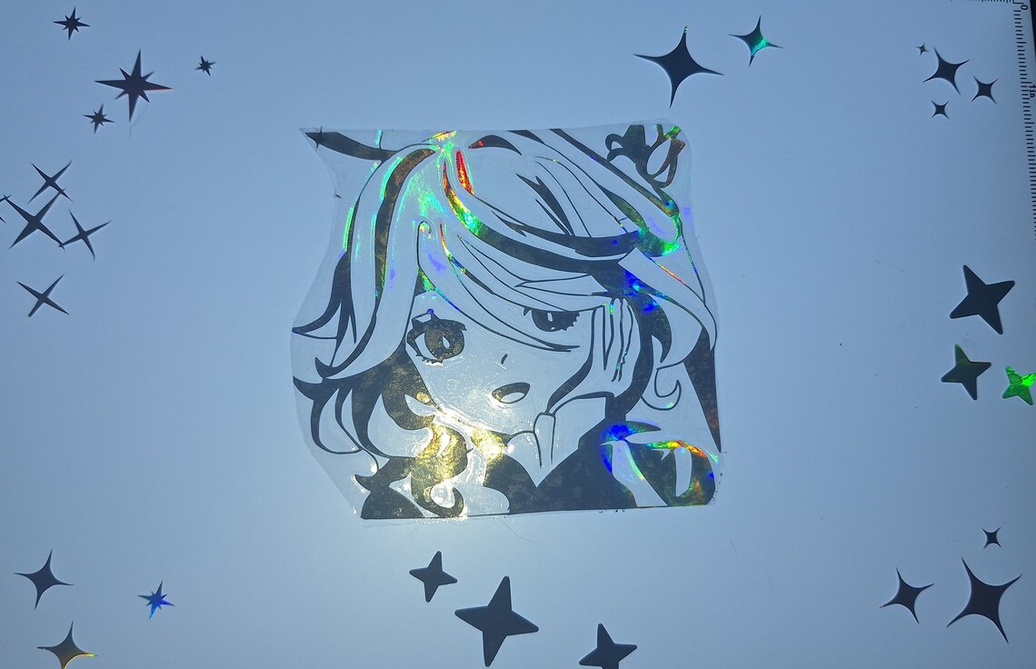 Genshin Impact Furina Window Decal / Sticker / Laptop / Car Sticker ...