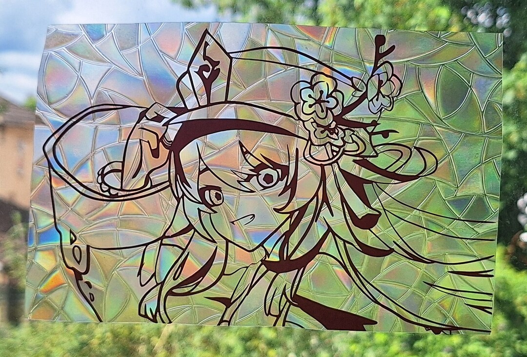 Genshin Impact Hu Tao Window Decal , Sticker , Laptop , Car Sticker ...