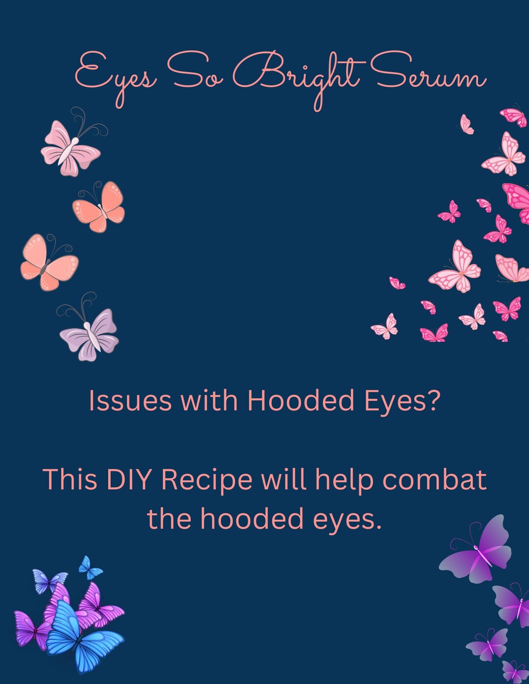 DIY Recipe for Hooded Eyes - Immediate PDF Download - Etsy