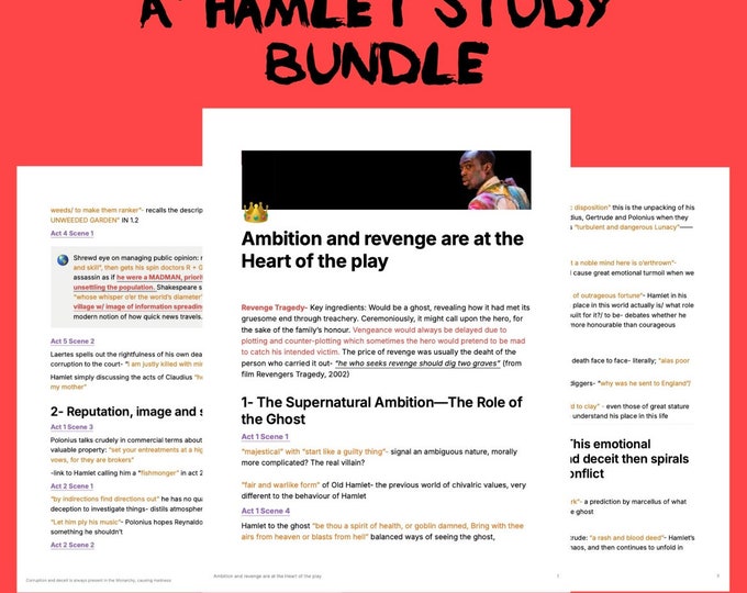 OCR A-level Hamlet A Bundle - Etsy OCR A-level Hamlet A Bundle - Etsy