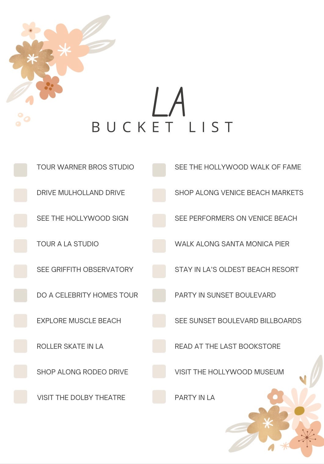 Ultimate Bucket List Digital Download - Etsy