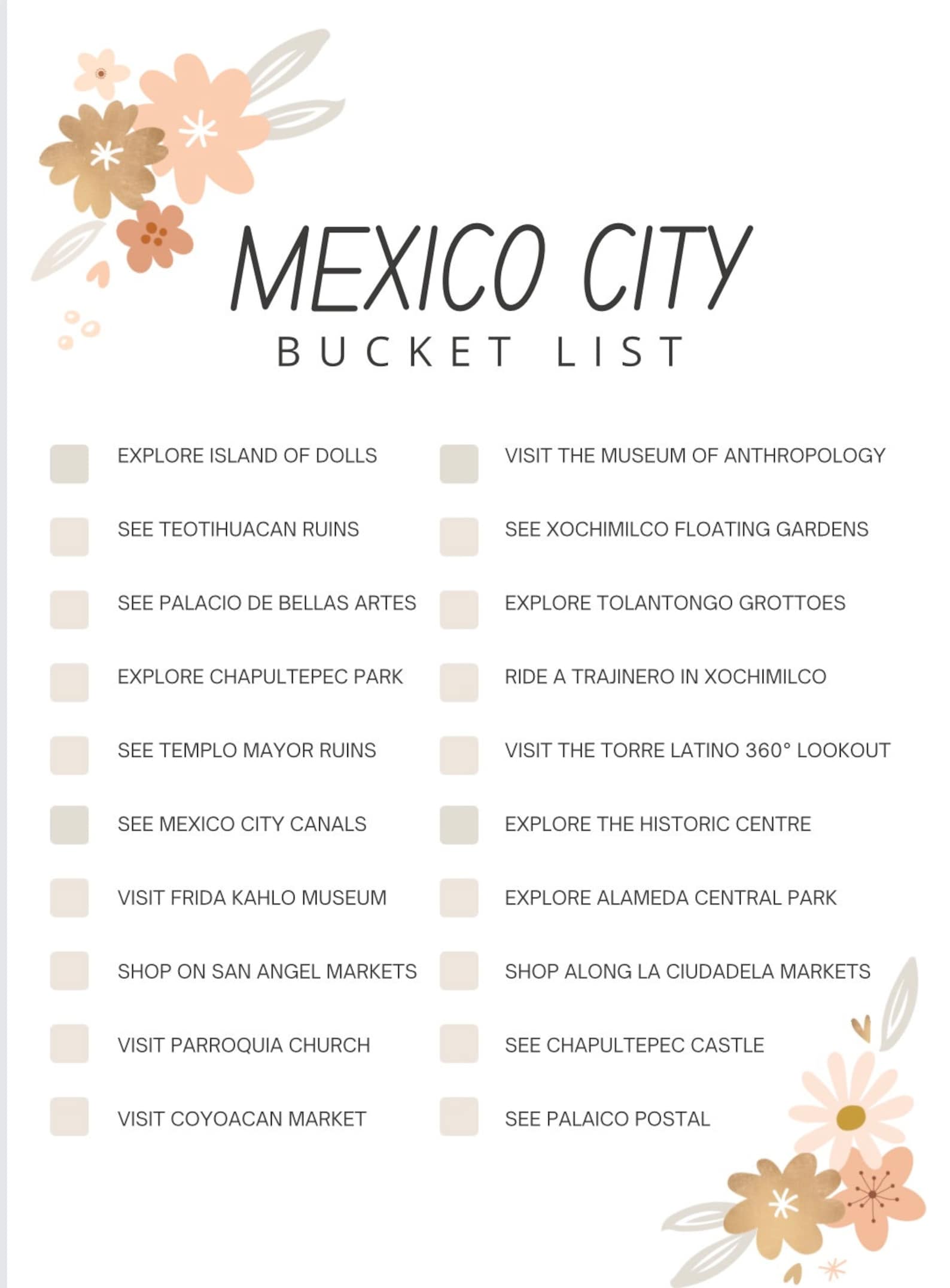 Ultimate Bucket List Digital Download - Etsy