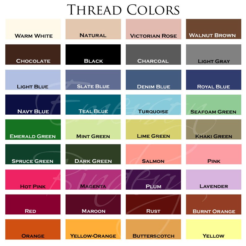 Sampler swatch card Irish Waxed Linen Thread 4 ply | Etsy