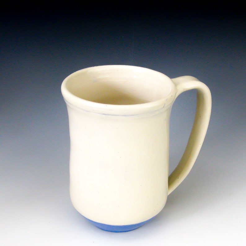 Simple White Mug Ceramic Mug Handmade Coffee Mug Pottery | Etsy