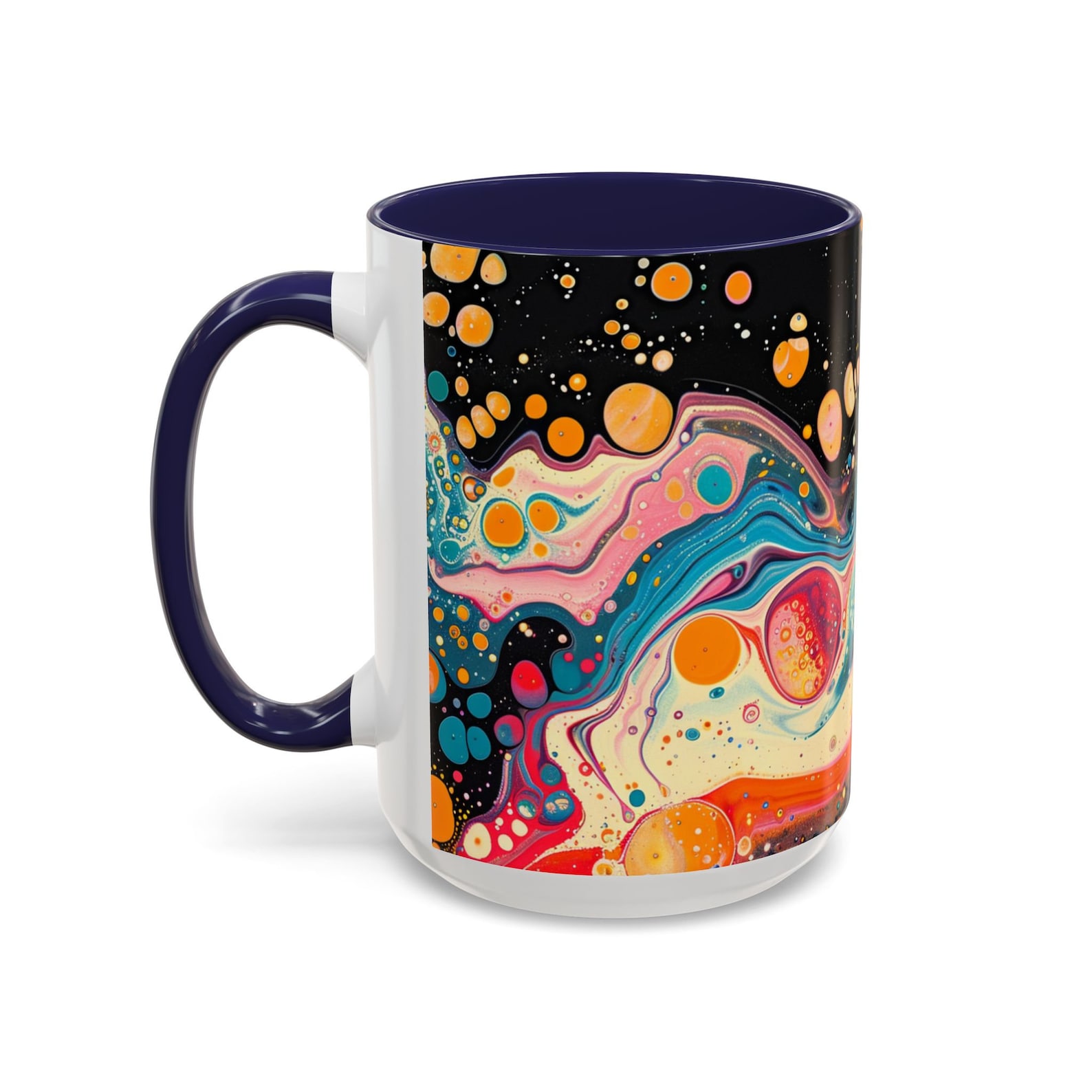 Two-tone Coffee Mugs 15oz - Unique Ceramic Tea Cups, Perfect Gift for ...