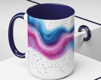 Mug, Van Gogh Inspired Starry Night Scene, Coffee Cup, Ceramic Tea Mug ...
