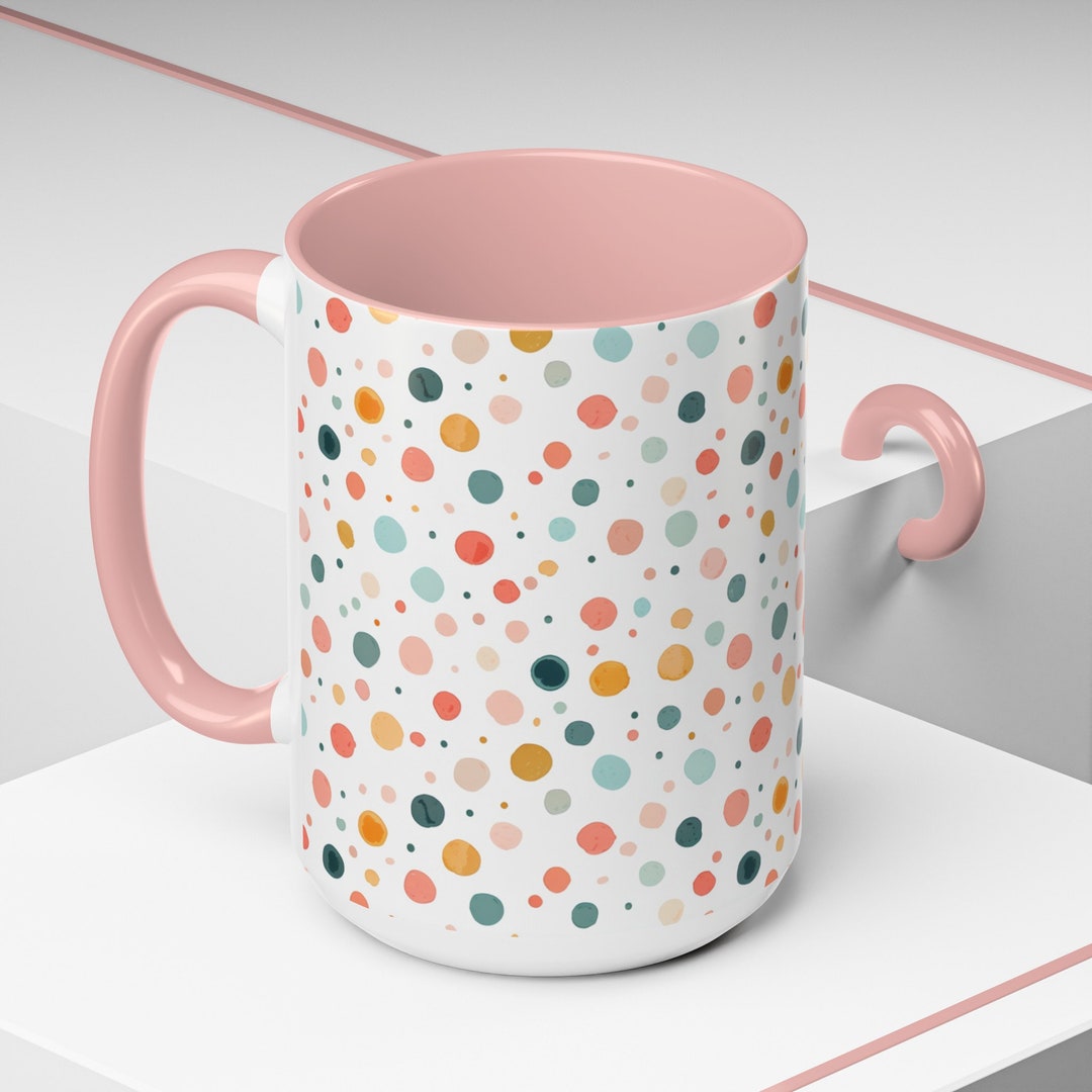 Handcrafted Ceramic Coffee Mug - Wonderous Pattern Design - 15 Oz - Etsy