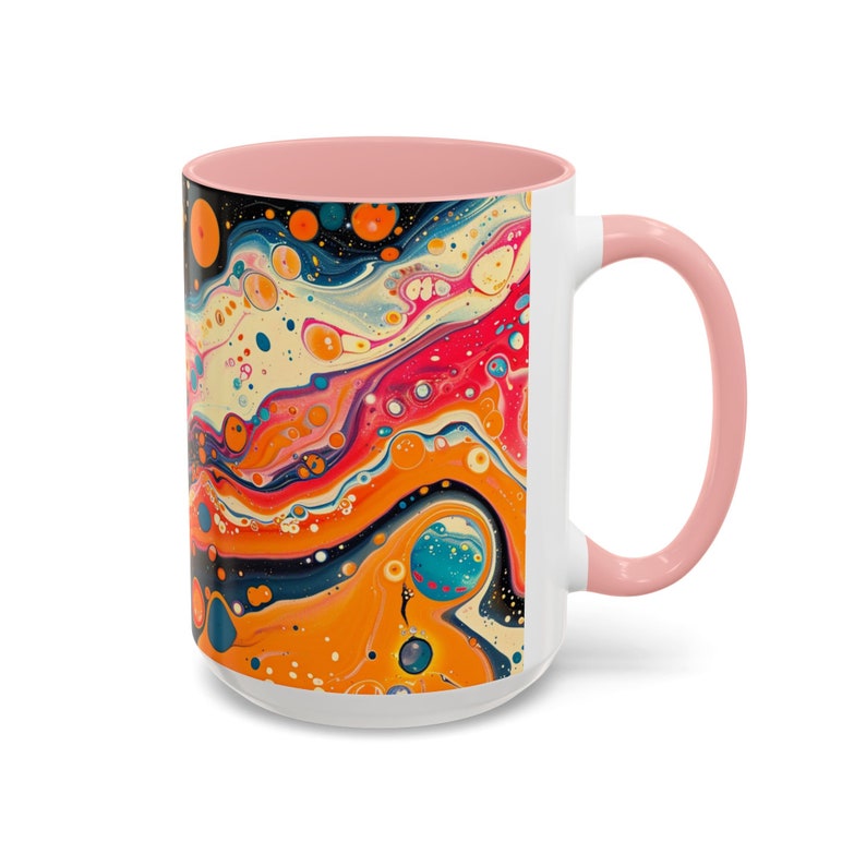 Two-tone Coffee Mugs 15oz - Unique Ceramic Tea Cups, Perfect Gift for ...