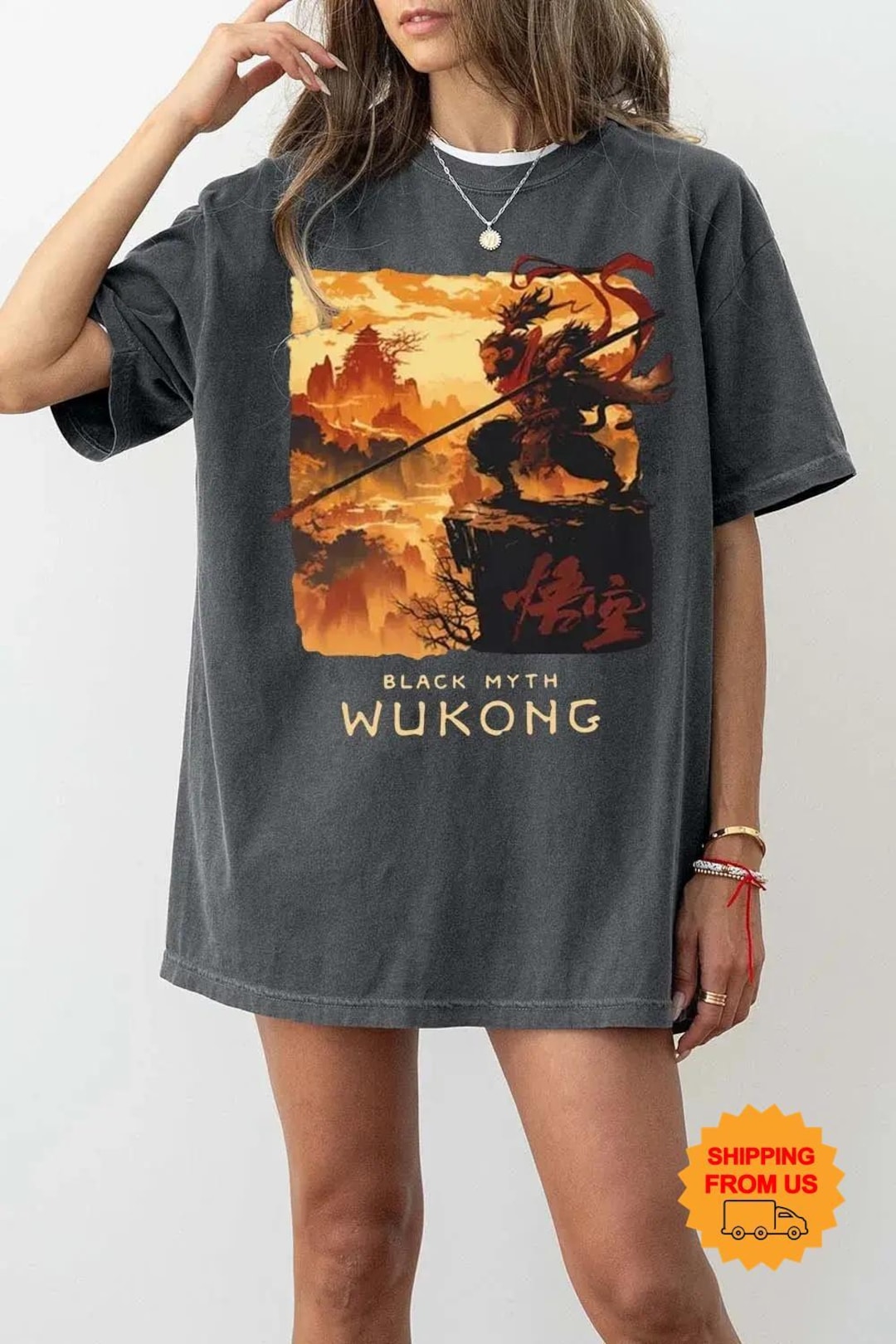 Vintage Black Myth Wukong Shirt, Black Myth Wukong Game Shirt, Journey ...