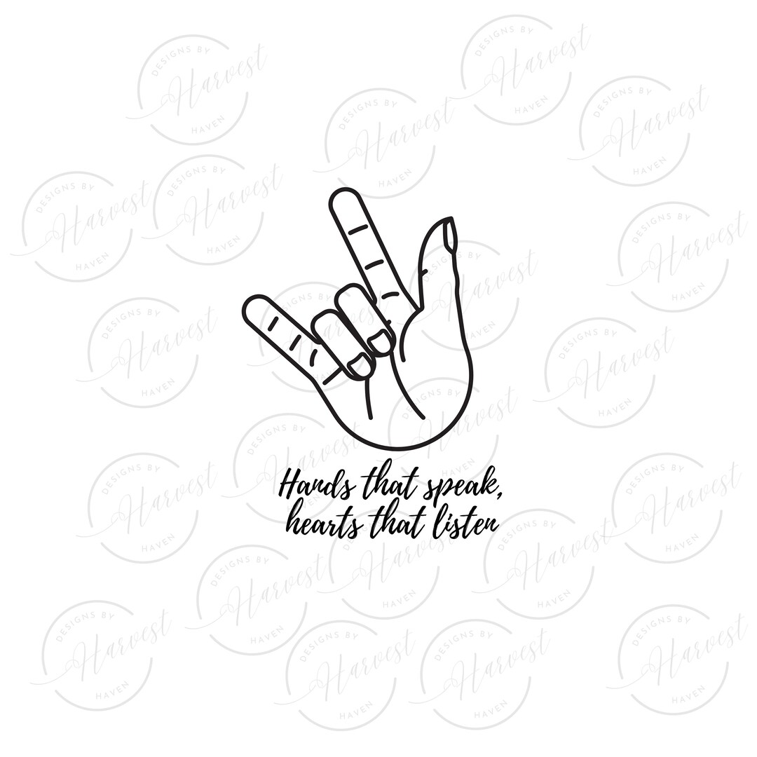 ASL Png, ASL Svg, ASL I Love You Sign, Asl Grad, Asl Awareness ...