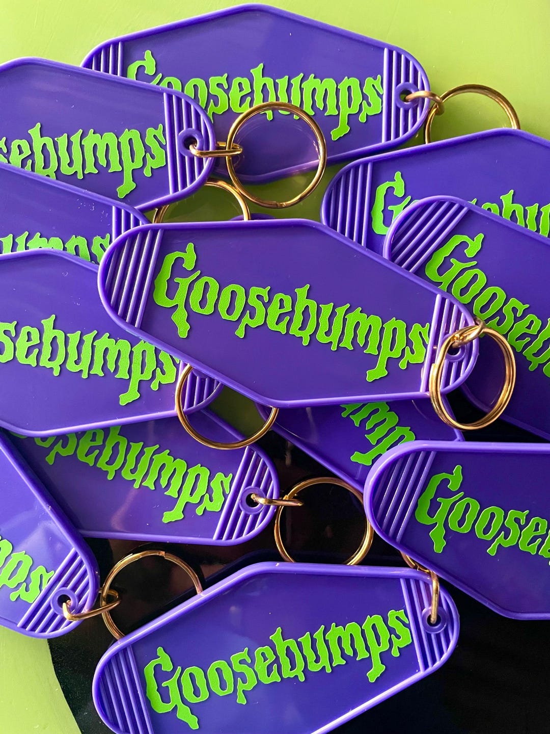 Goosebumps Keychain | Motel Keychain | Goosebumps - Etsy