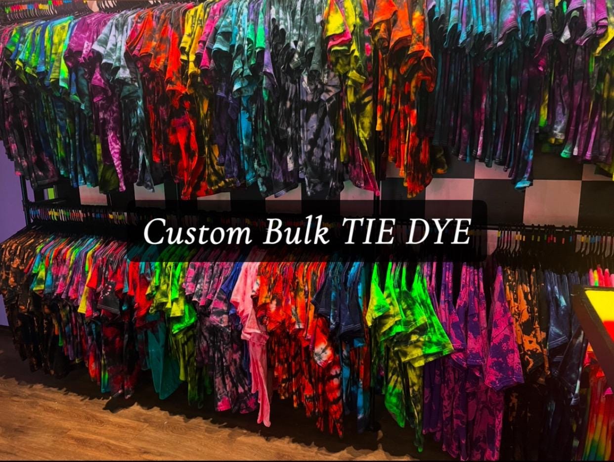 Custom Tie Dye Shirts | Bulk Order, Matching Group Tees - Etsy