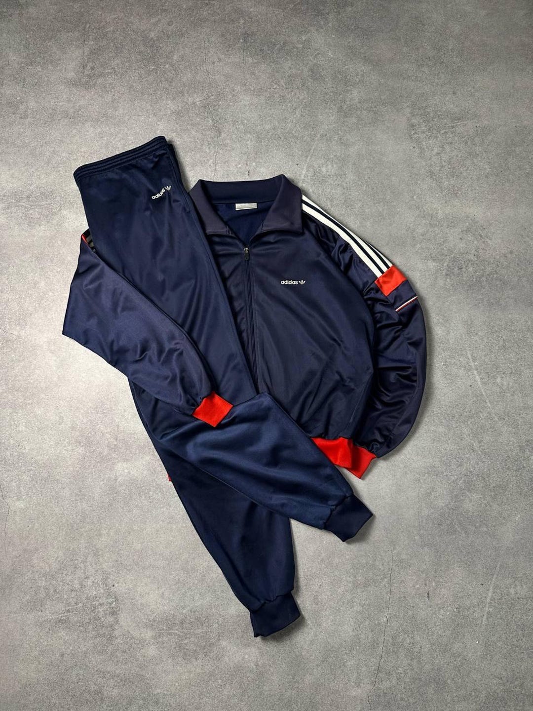 Vintage Adidas Tracksuit From the 90s, Size XL - Etsy