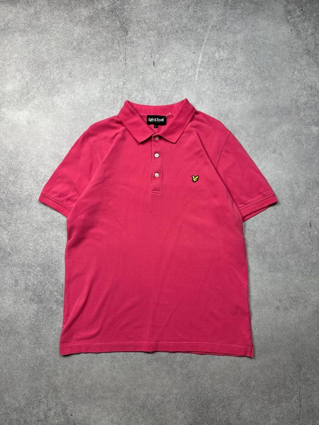 Vintage Lyle & Scott Pink Polo Shirt, Size L – Classic British Style - Etsy
