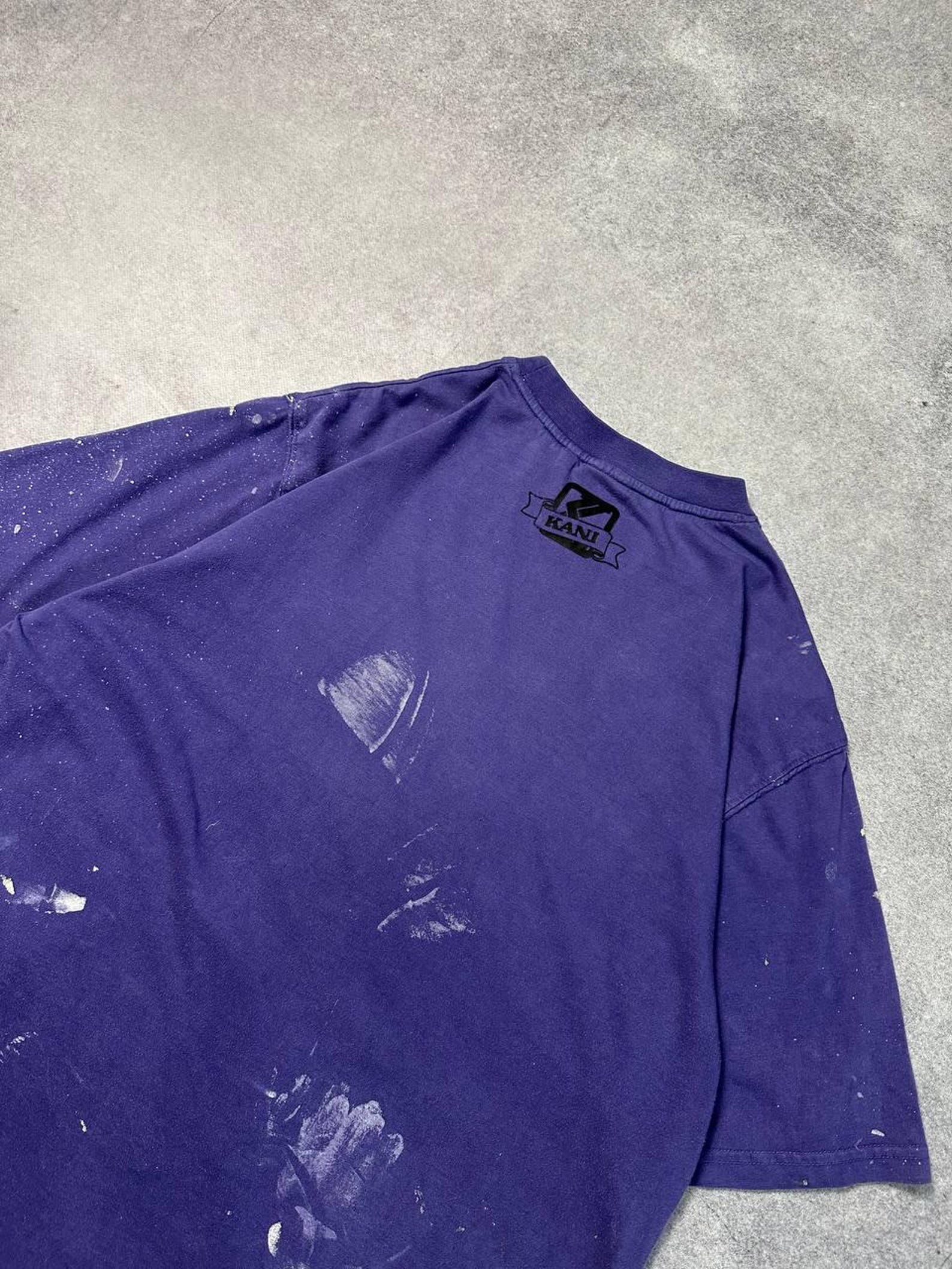Unique Karl Kani Graffiti-style T-shirt With Hand-painted Details and ...