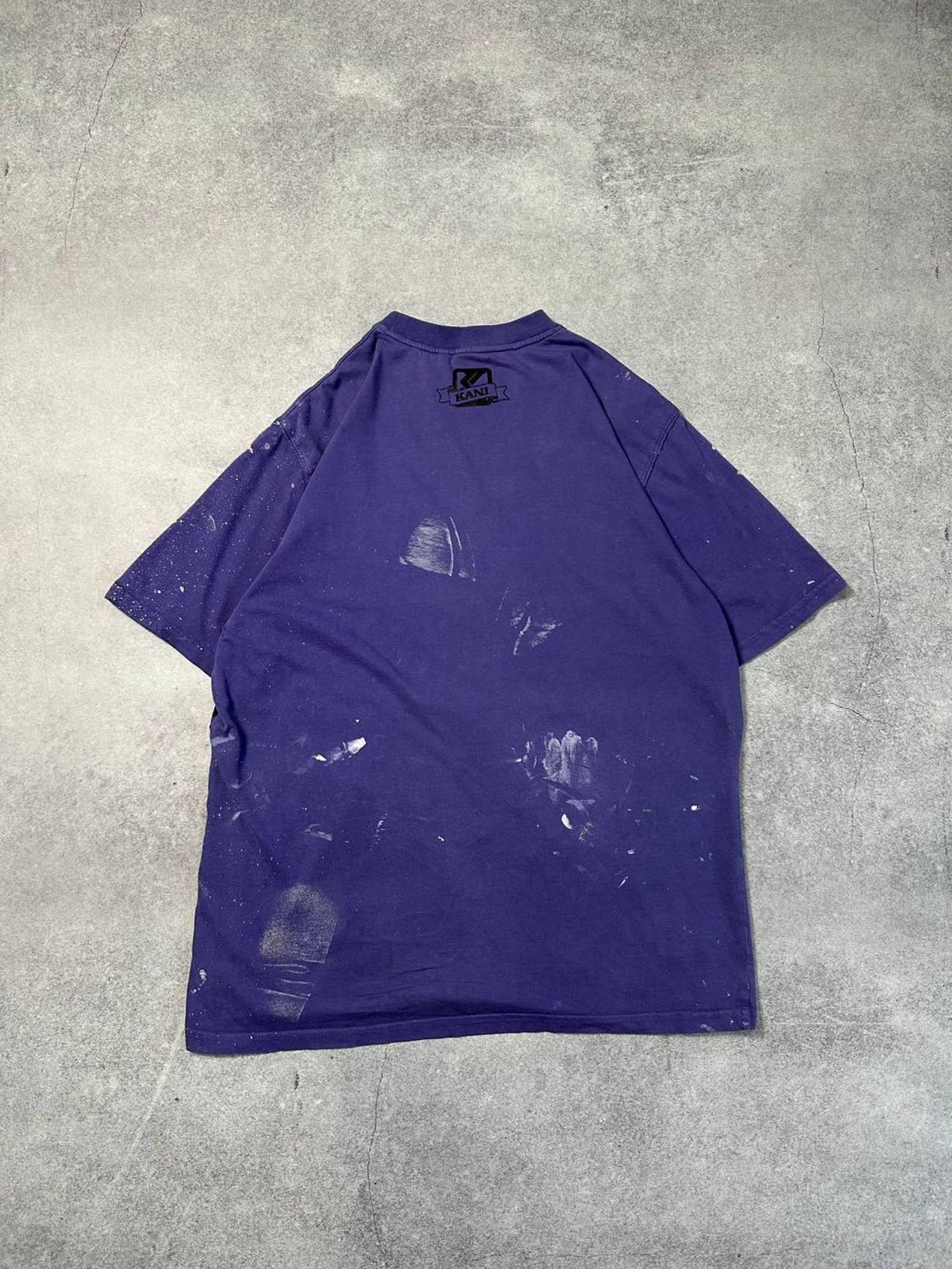 Unique Karl Kani Graffiti-style T-shirt With Hand-painted Details and ...
