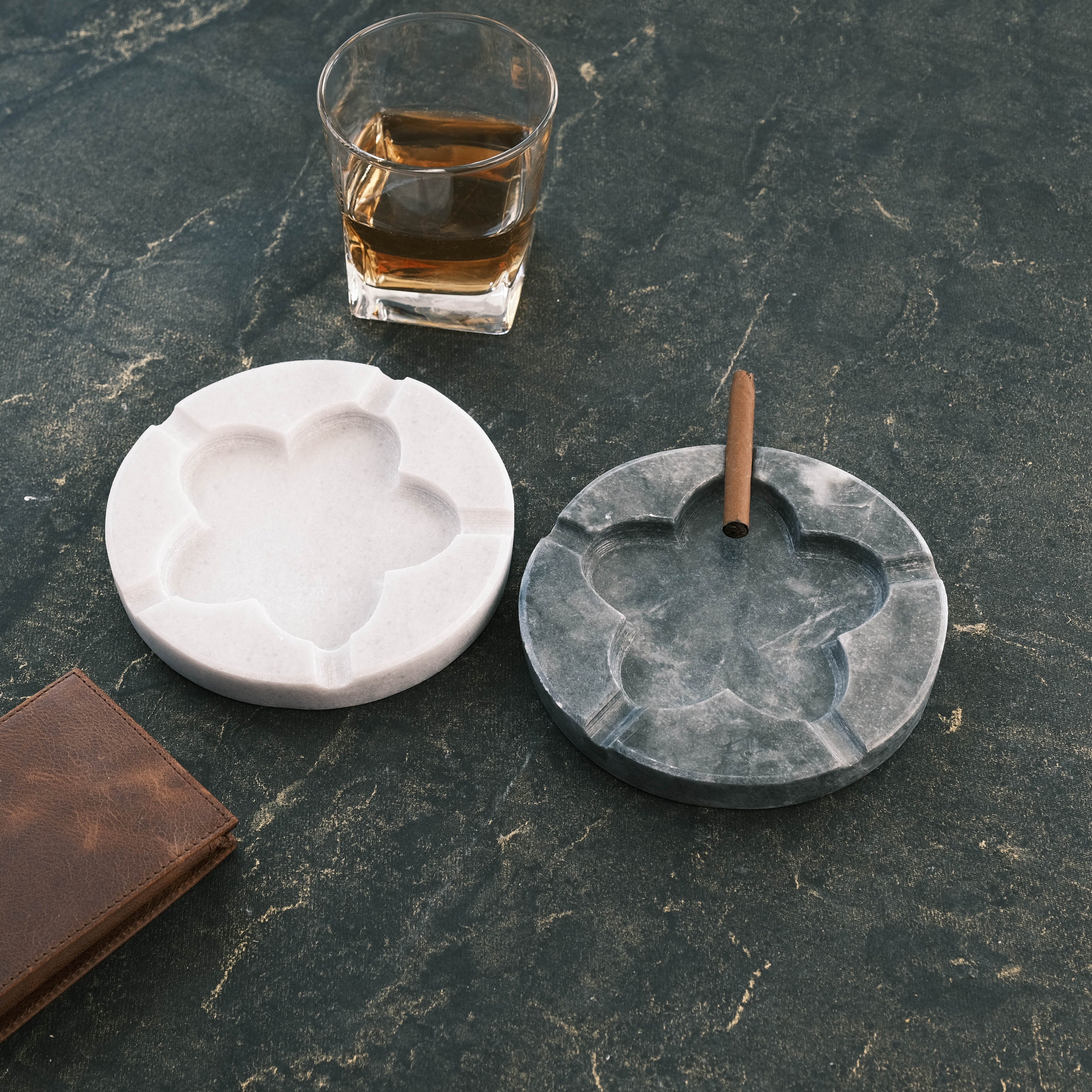 Marble Cigar Ashtray, Marble Cigarette Ashtray, Cigar Accessories - Etsy