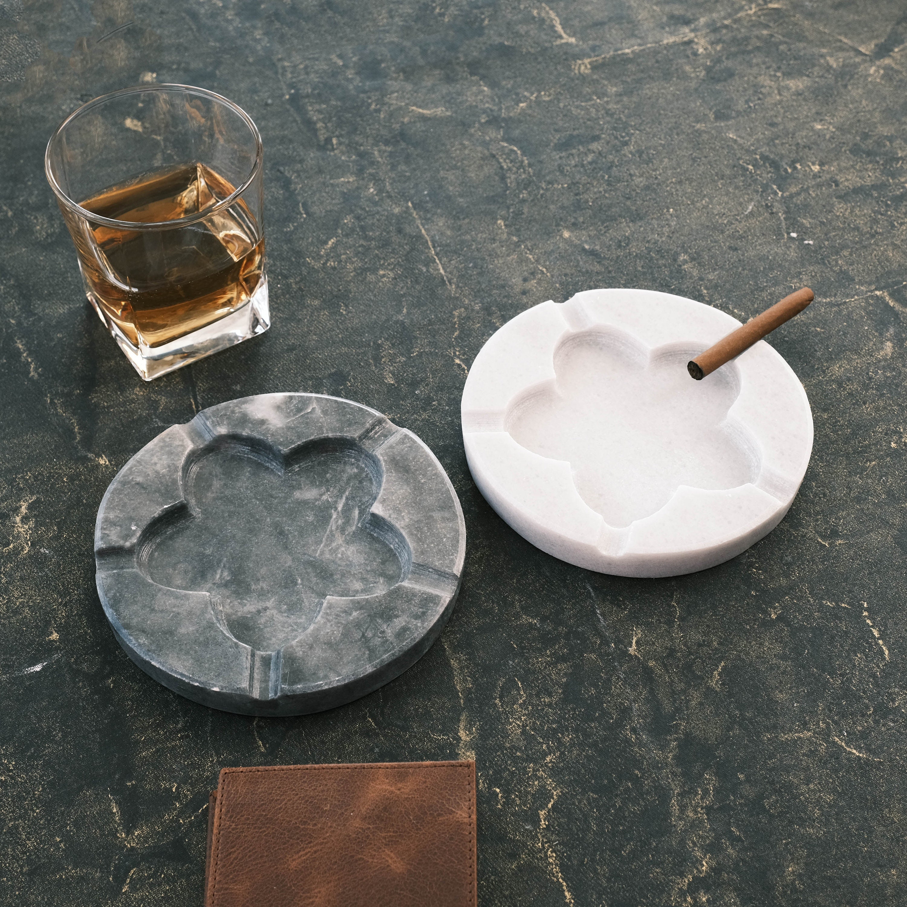 Marble Cigar Ashtray, Marble Cigarette Ashtray, Cigar Accessories - Etsy