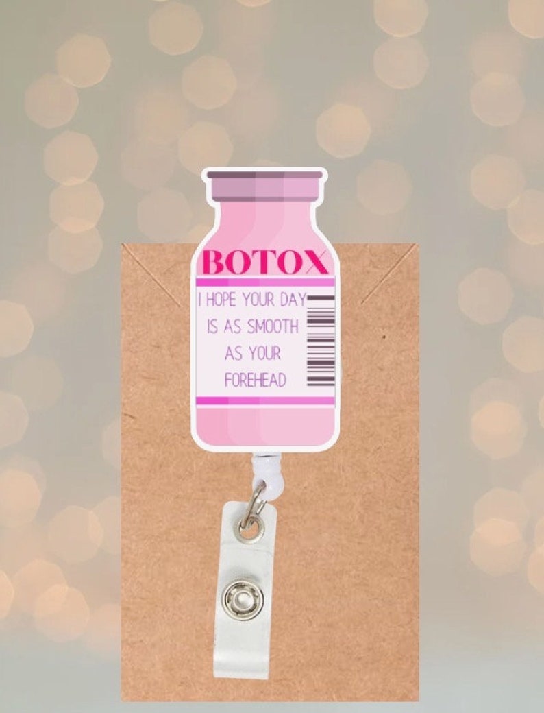 Plastics Botox Lip Filler Injector Badge Reel - Etsy