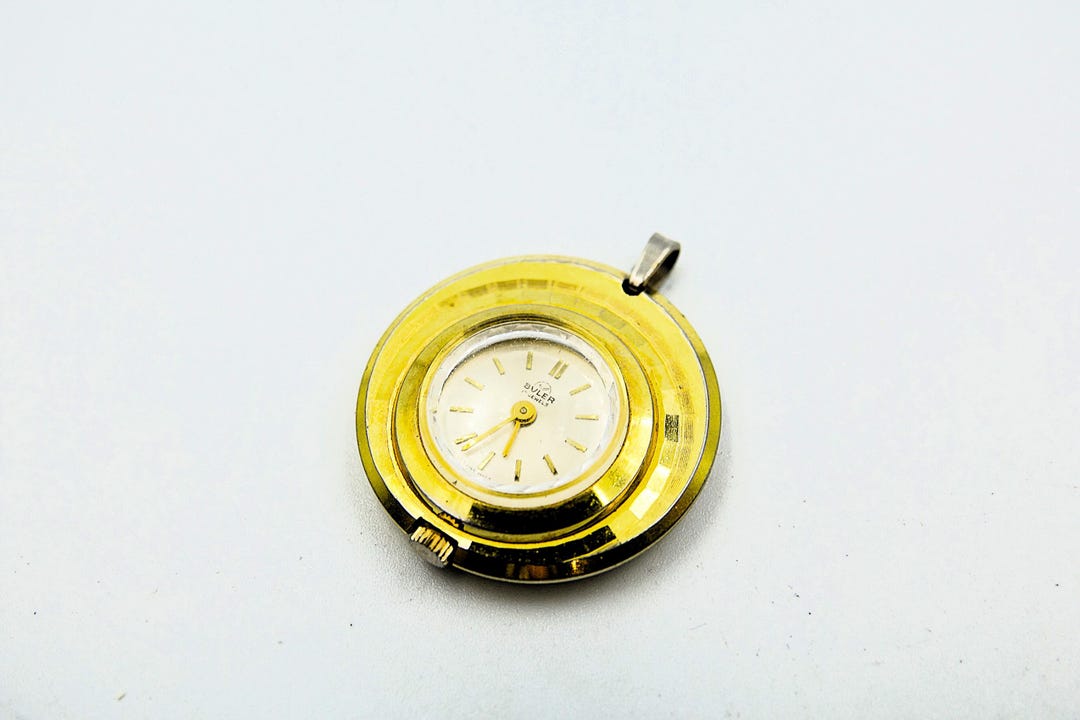Vintage Swiss BULER Pendant Watch, Vintage Ladies Pendant Watch ...