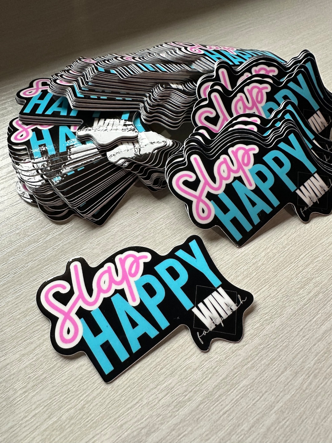 Slap Happy Stickers | Helmet Stickers | Water Bottle Stickers | Laptop ...