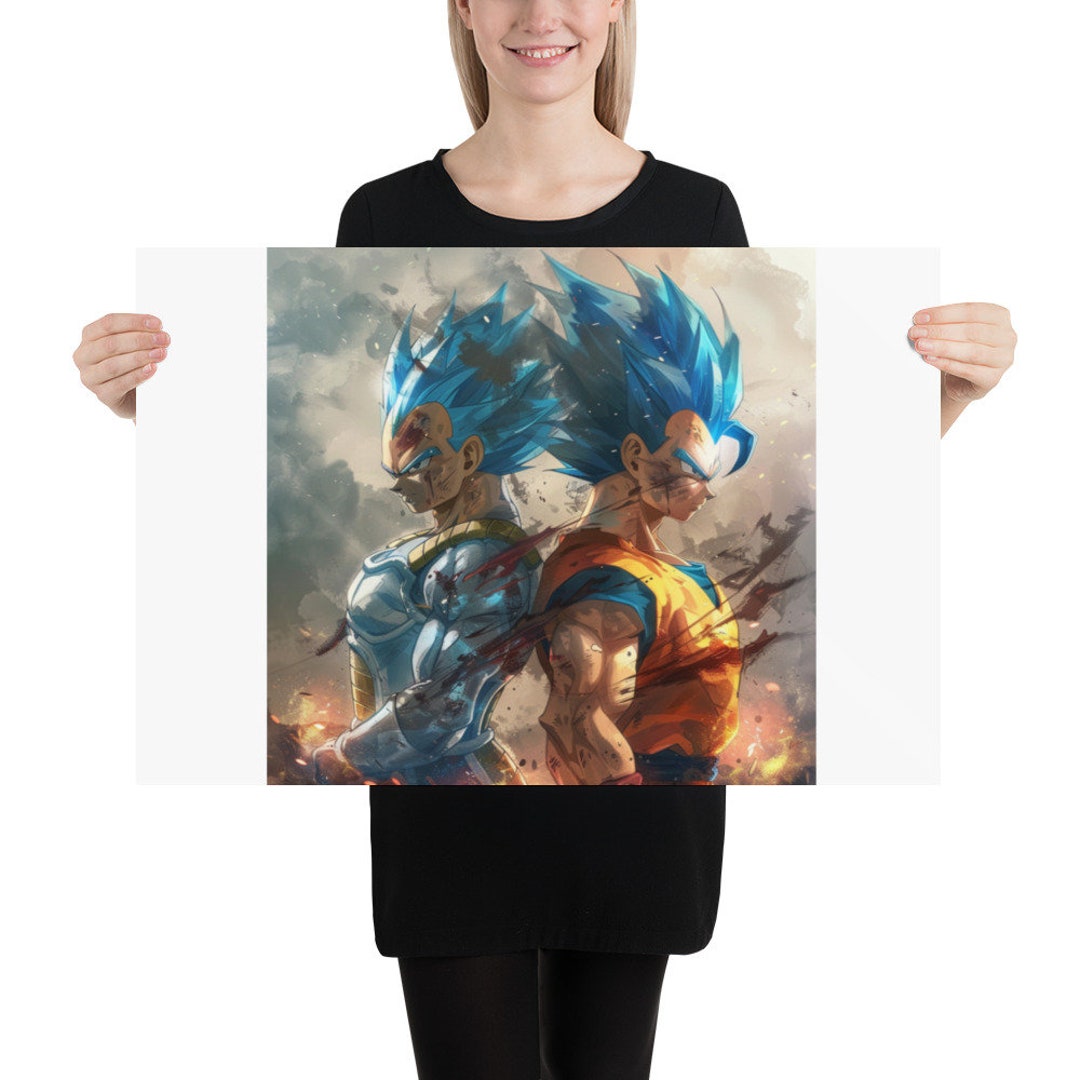 Dragon Ball Poster, SSB, Anime Poster, Poster, for Him, Gift, for Her ...