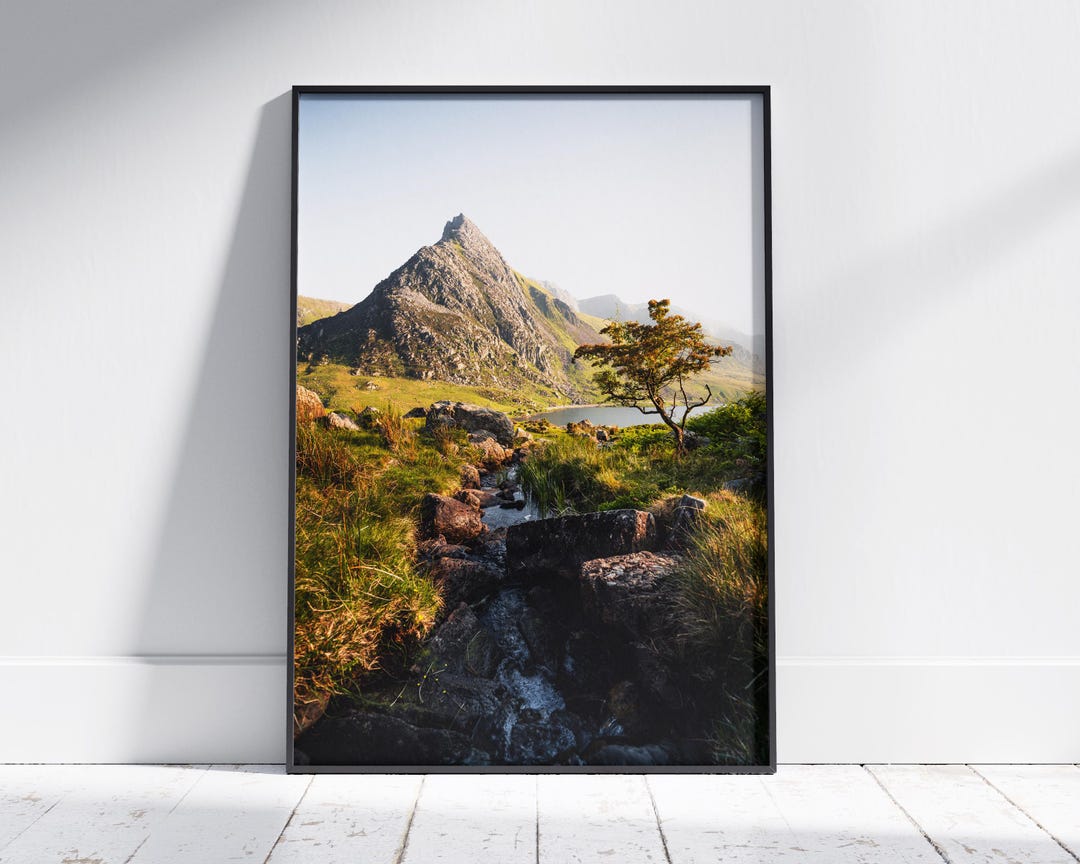 Tryfan Snowdonia Print | Photo of the Mountain in the Ogwen Valley in ...