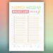 Ultimate Kids Summer Holiday Planner 2024, Printable Summer Calendar ...