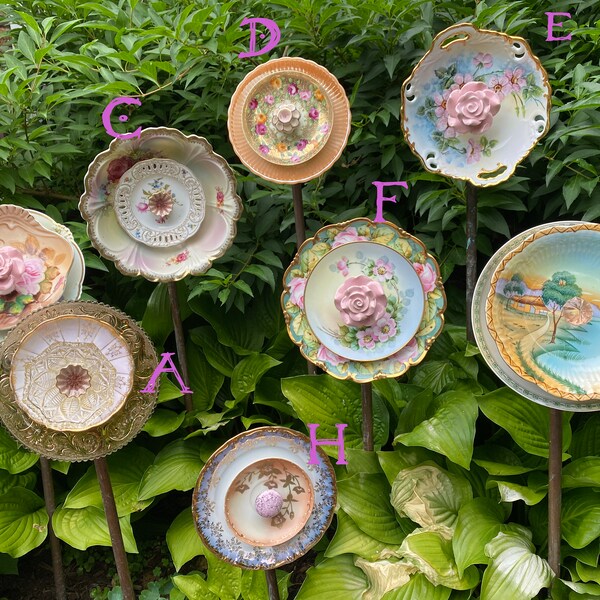 Glass Garden Art - Etsy