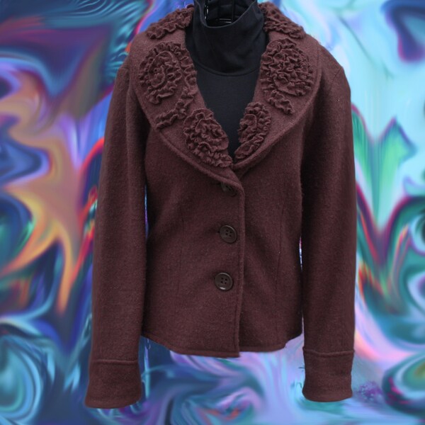 Wool Sweater Jacket - Etsy