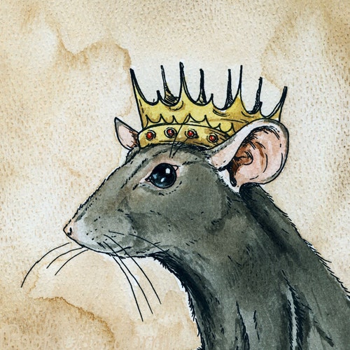 Rat King an Original Hand Painted King - Etsy