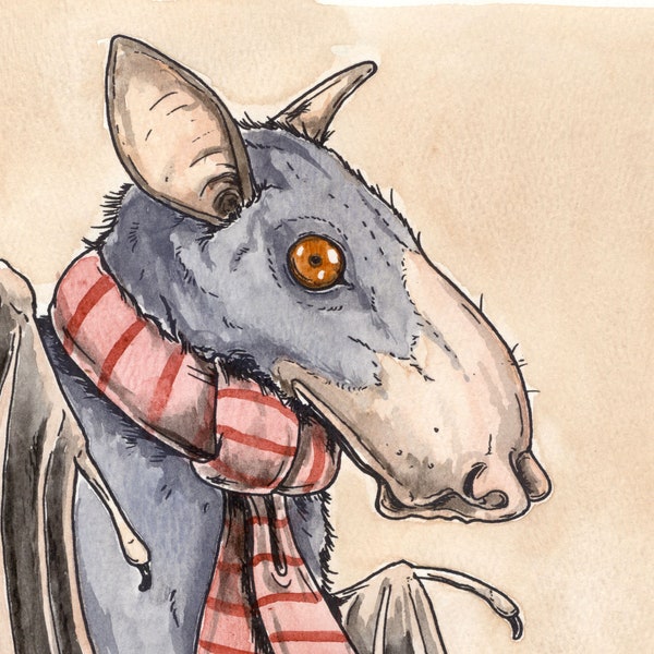 Go Capy Go limited Edition Painted Prints - Etsy