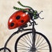Ladybug Takes a Ride (an Original Hand Painted Little One)) - Etsy