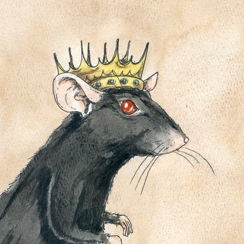 Rat King an Original Hand Painted King - Etsy