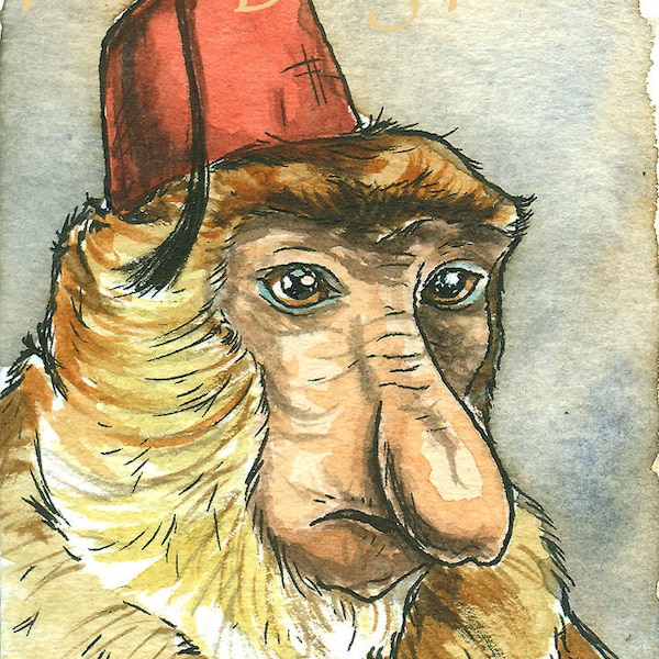 Fez Monkey - Etsy
