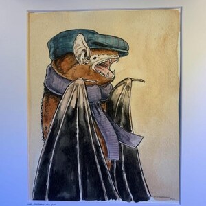 The Eastern Red Bat (an Original Hand Painted Queen) - Etsy