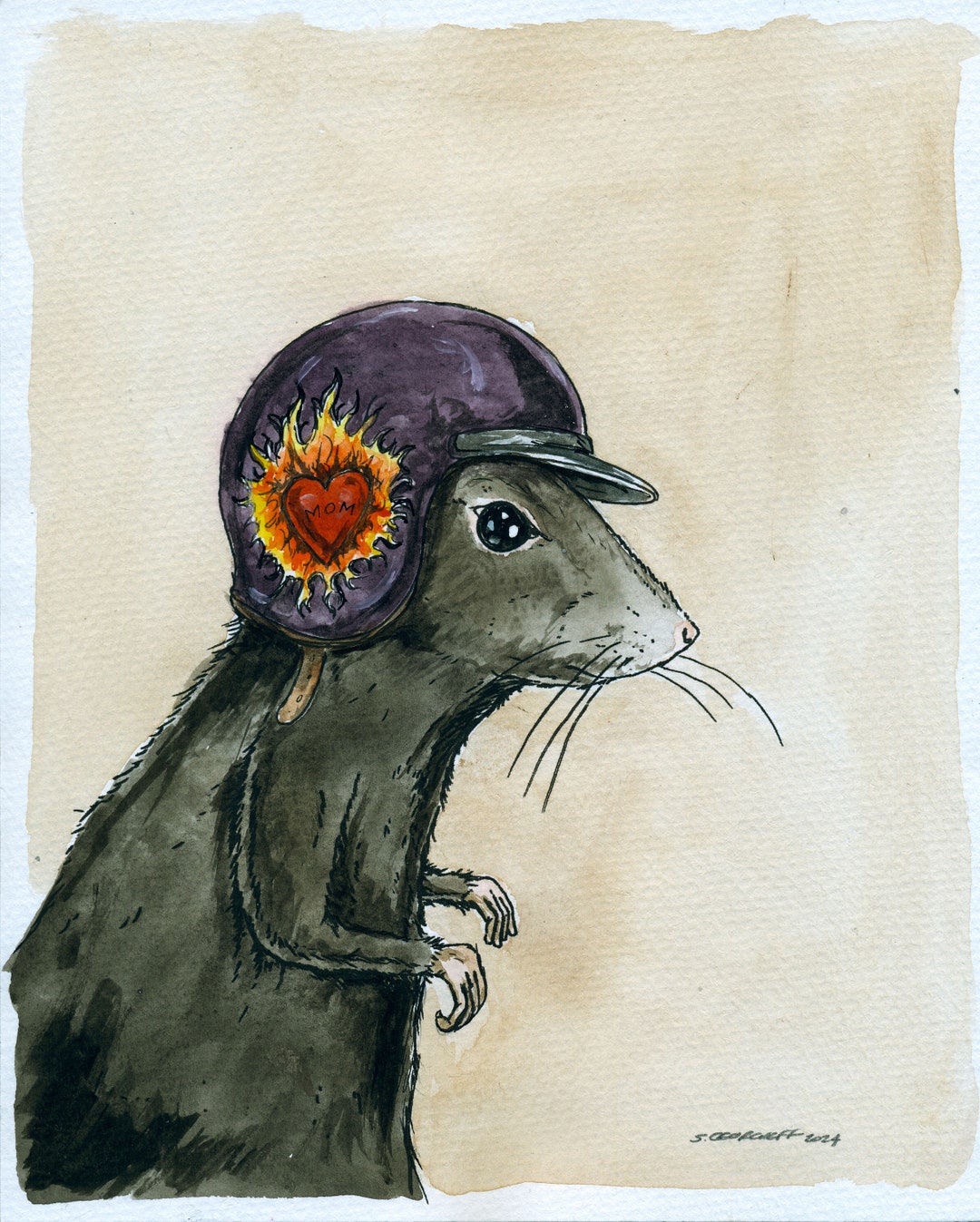 The Rat Bad A@? Biker Gang Mommy Issues (an Original Hand Painted Boss ...