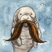 Mustache Manatee Sam - Etsy