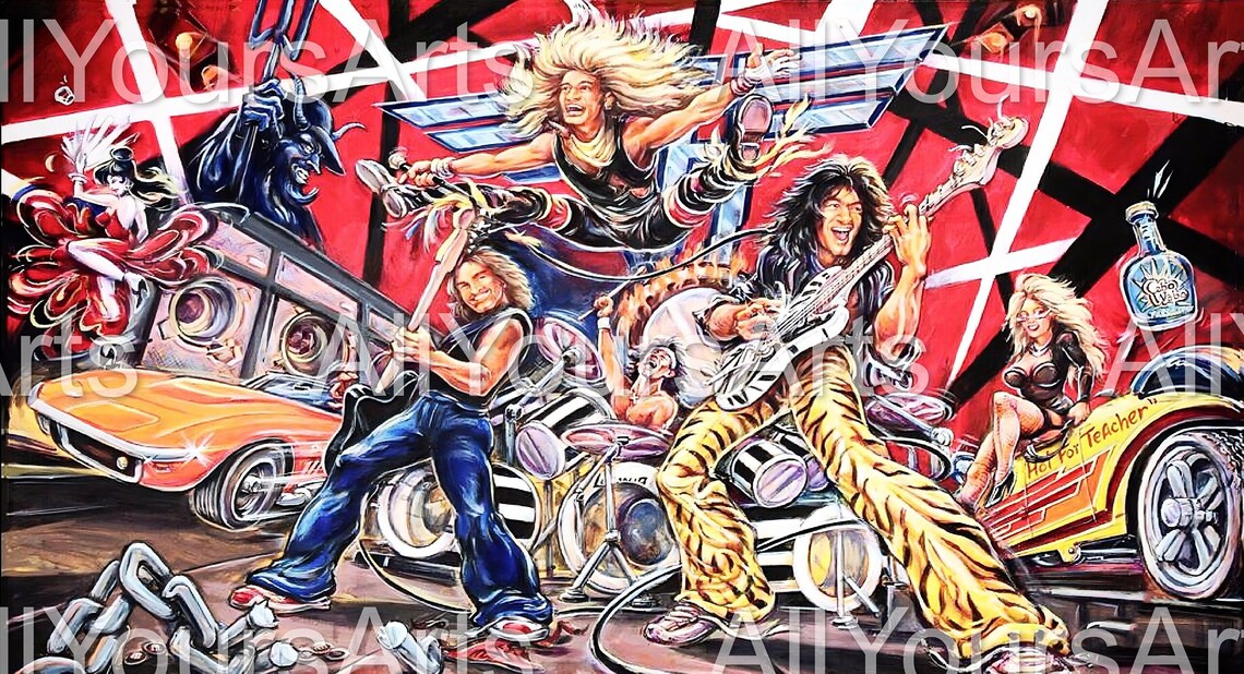 Eddie Van Halen PNG L Van Halen PNG L Retro PNG L Retro L Retro Arts L ...