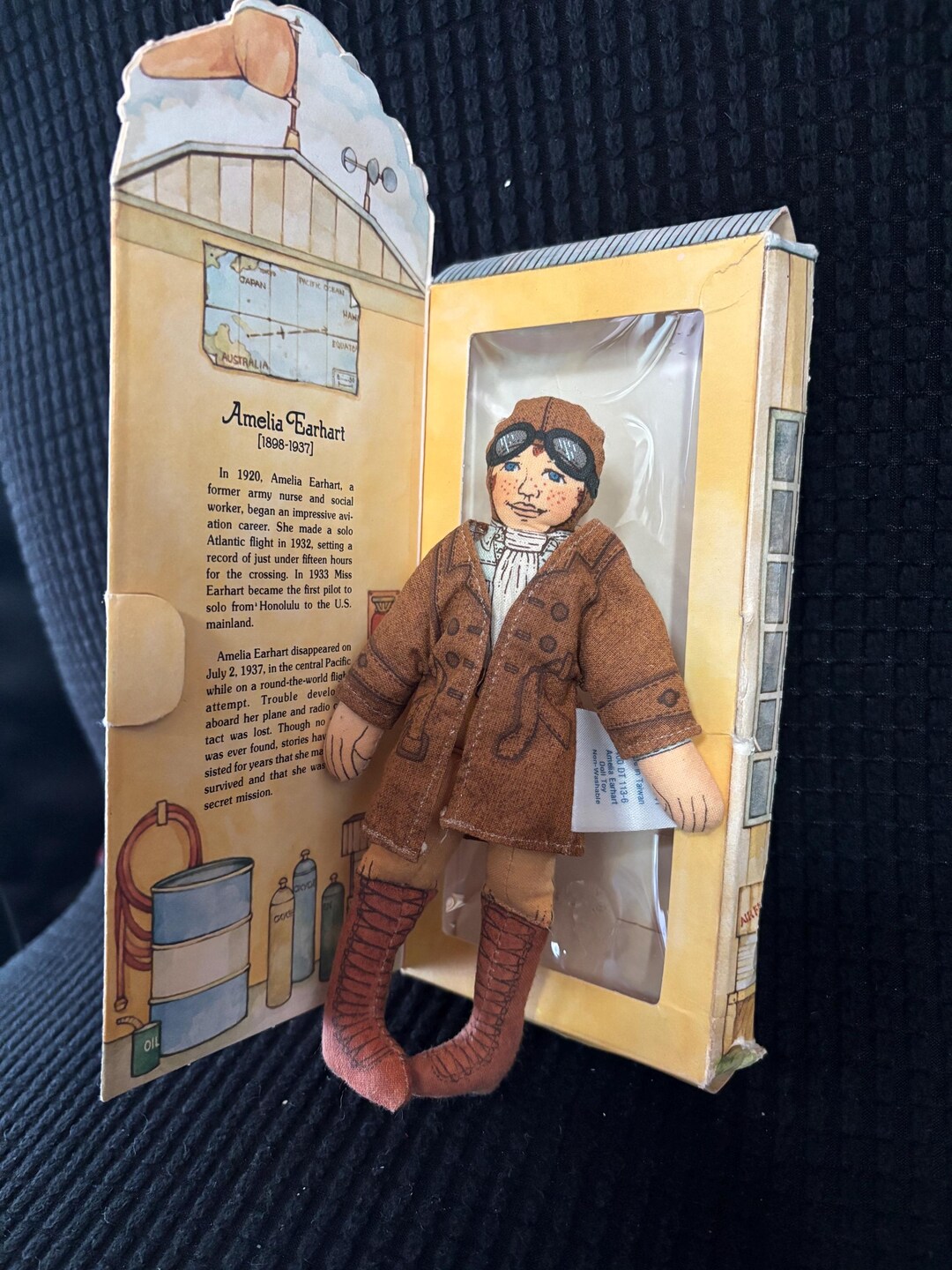 Famous Americans Series “amelia Earhart” Hallmark Collectible Doll ...