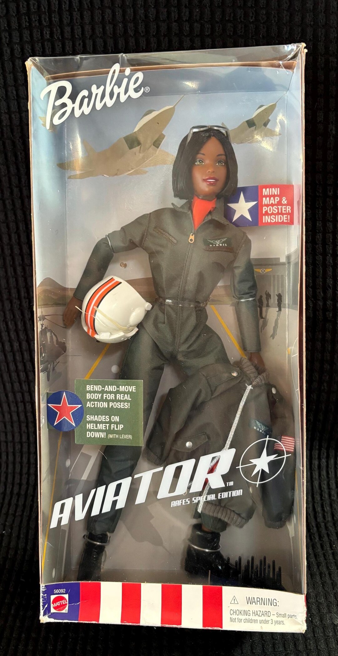 African American/black “aviator AAFES Special Edition” Barbie Doll ...