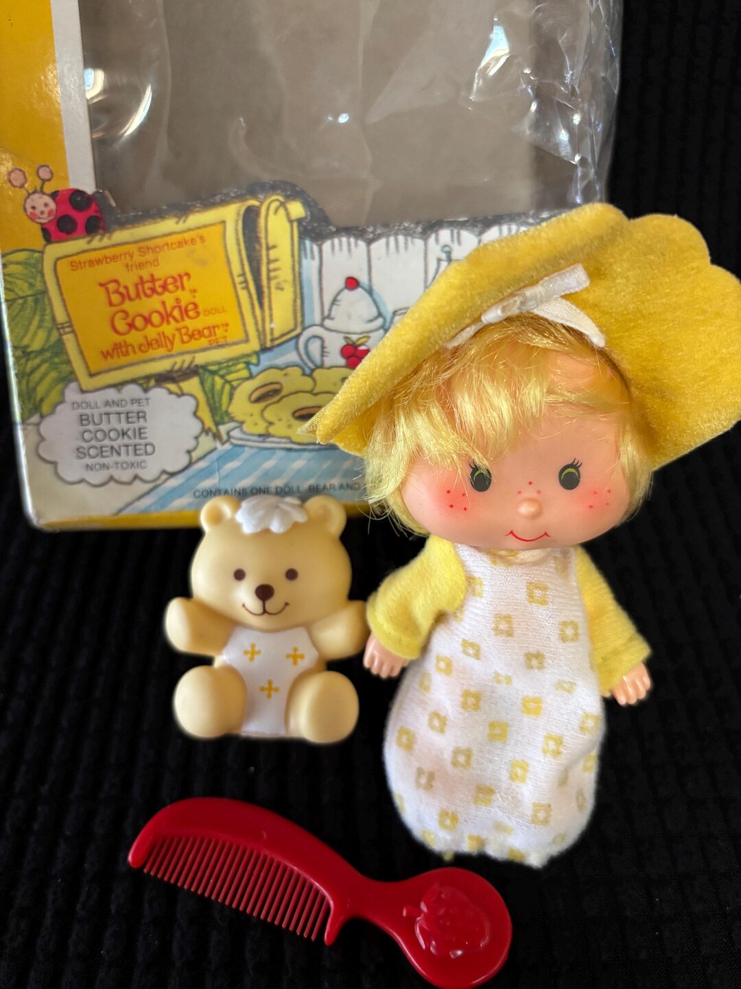 1982 “butter Cookie With Jelly Bear” 43960. Doll, Pet, Box & Comb ...