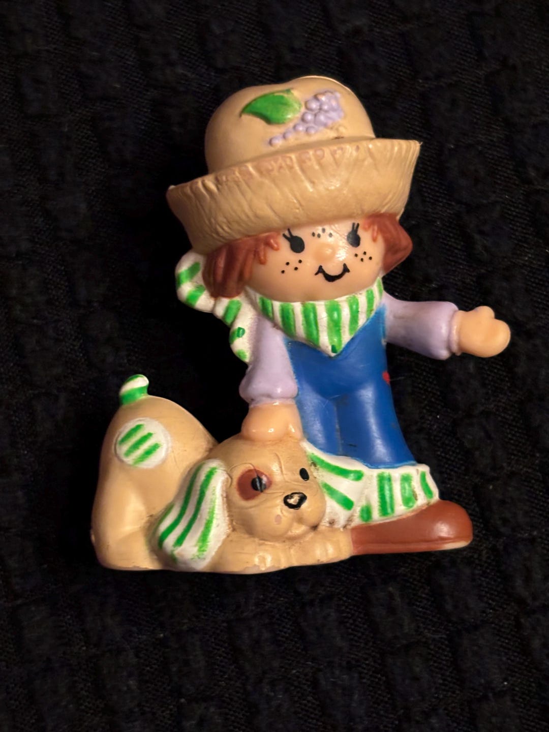 1981 Huckleberry Pie W/ Pupcake Mini Figure, Strawberry Shortcake 2 ...