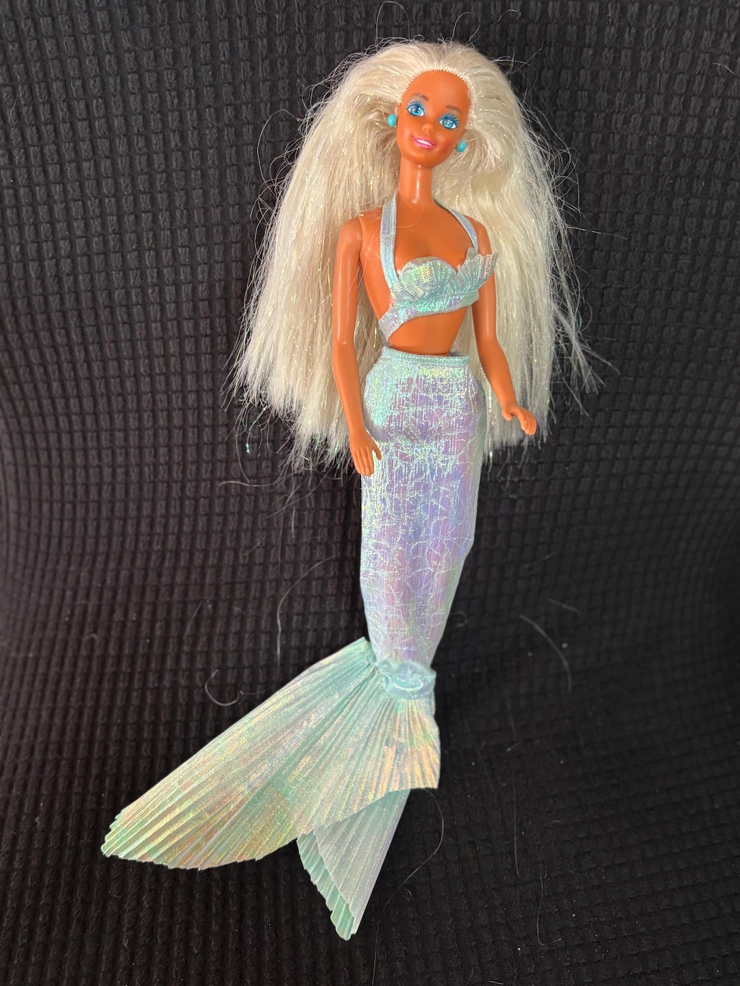 1991 Magical Mermaid Barbie, Blue Glitter/irridescent Hair Doll #C342G ...