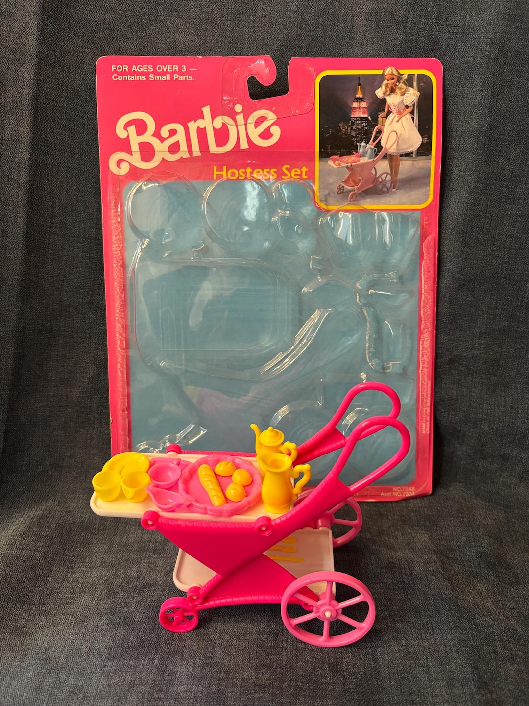Barbie Hostess Set With Tea Cart #7348 Vintage Food Accessories. 1992 ...
