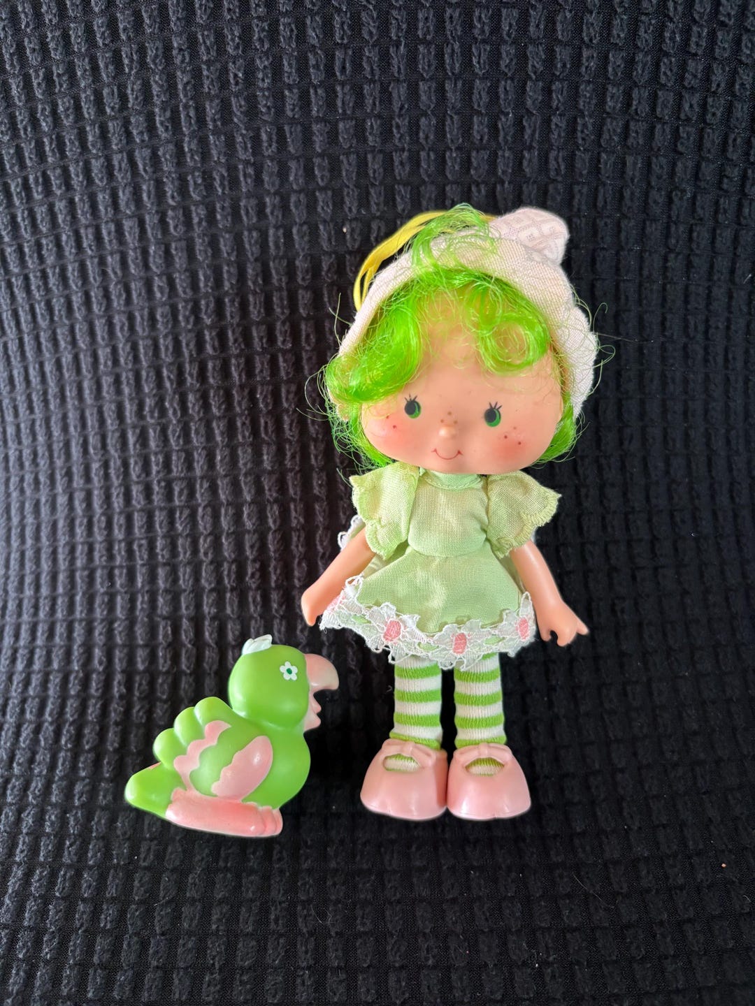 Lime Chiffon Strawberry Shortcake Doll 1980s With Pet pafait Parrot. in ...