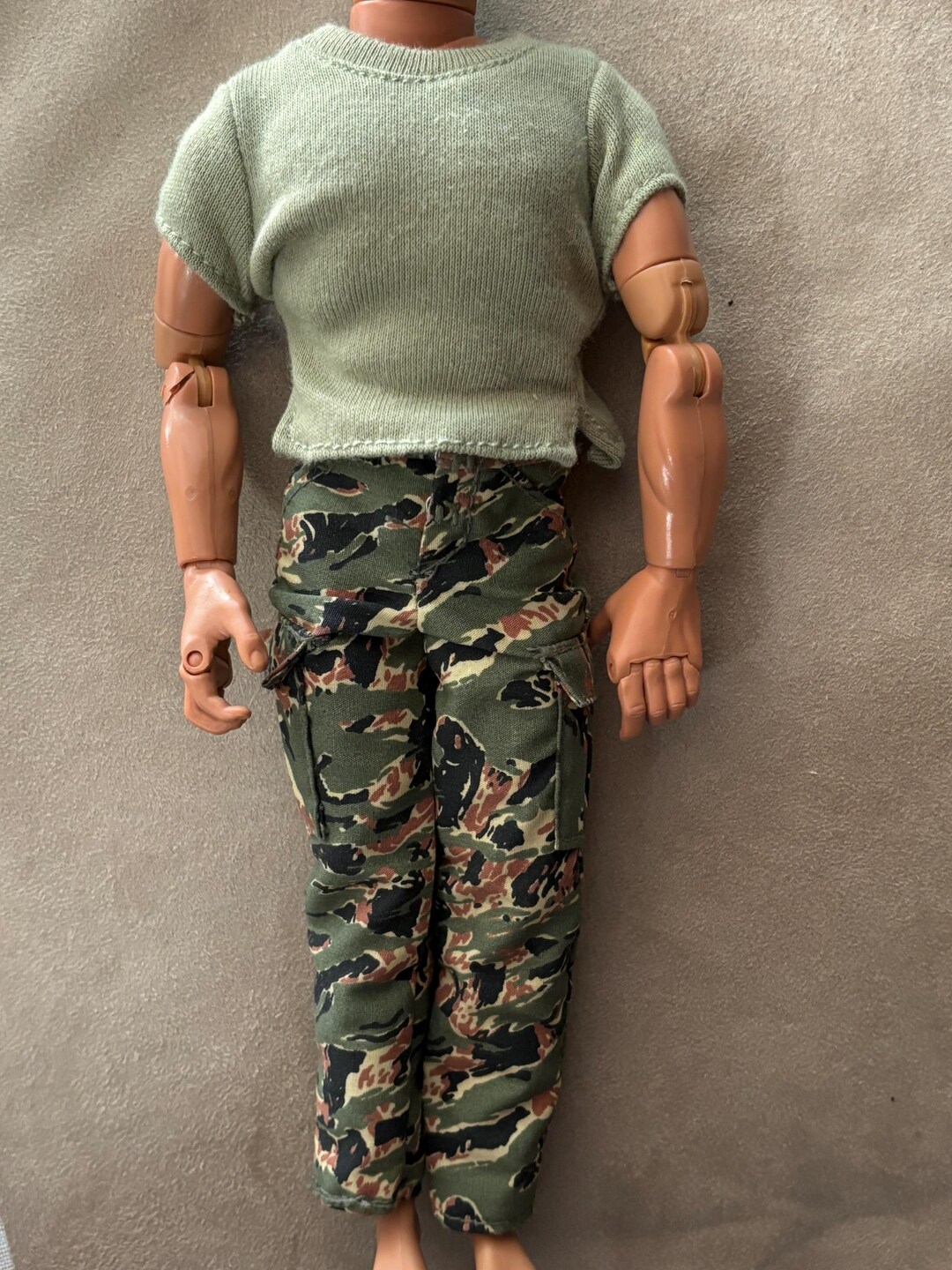 GI JOE 1990s Fatigues/ Khaki/ Camo Attire for 12” Action Figures. Lt ...